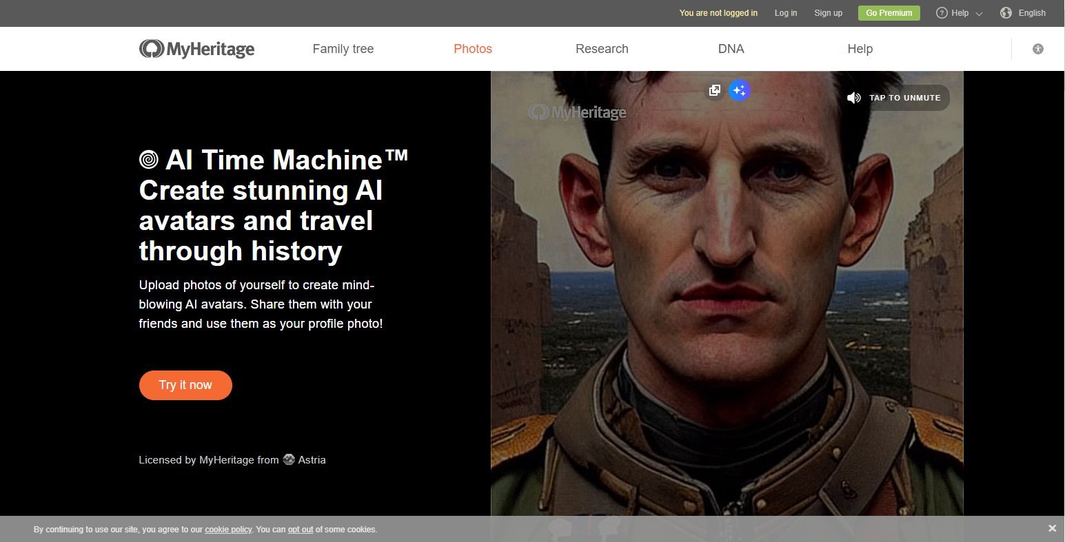 AI Time Machine - Review, Features & Price | AIlisting.ai