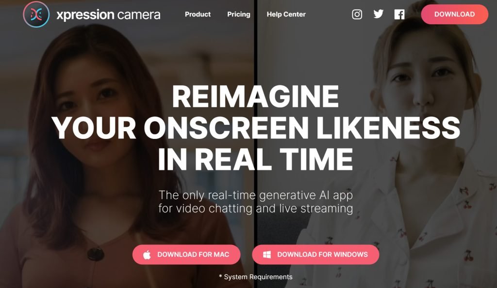 Transform Your On-Screen Persona with Xpression Camera | AIlisting.ai